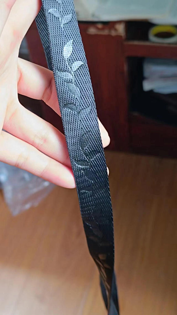 1" Embossed Leaf Webbing (3) – Fireweed Stitches