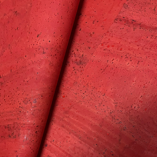 Tomato Red Cork Fabric – Fireweed Stitches