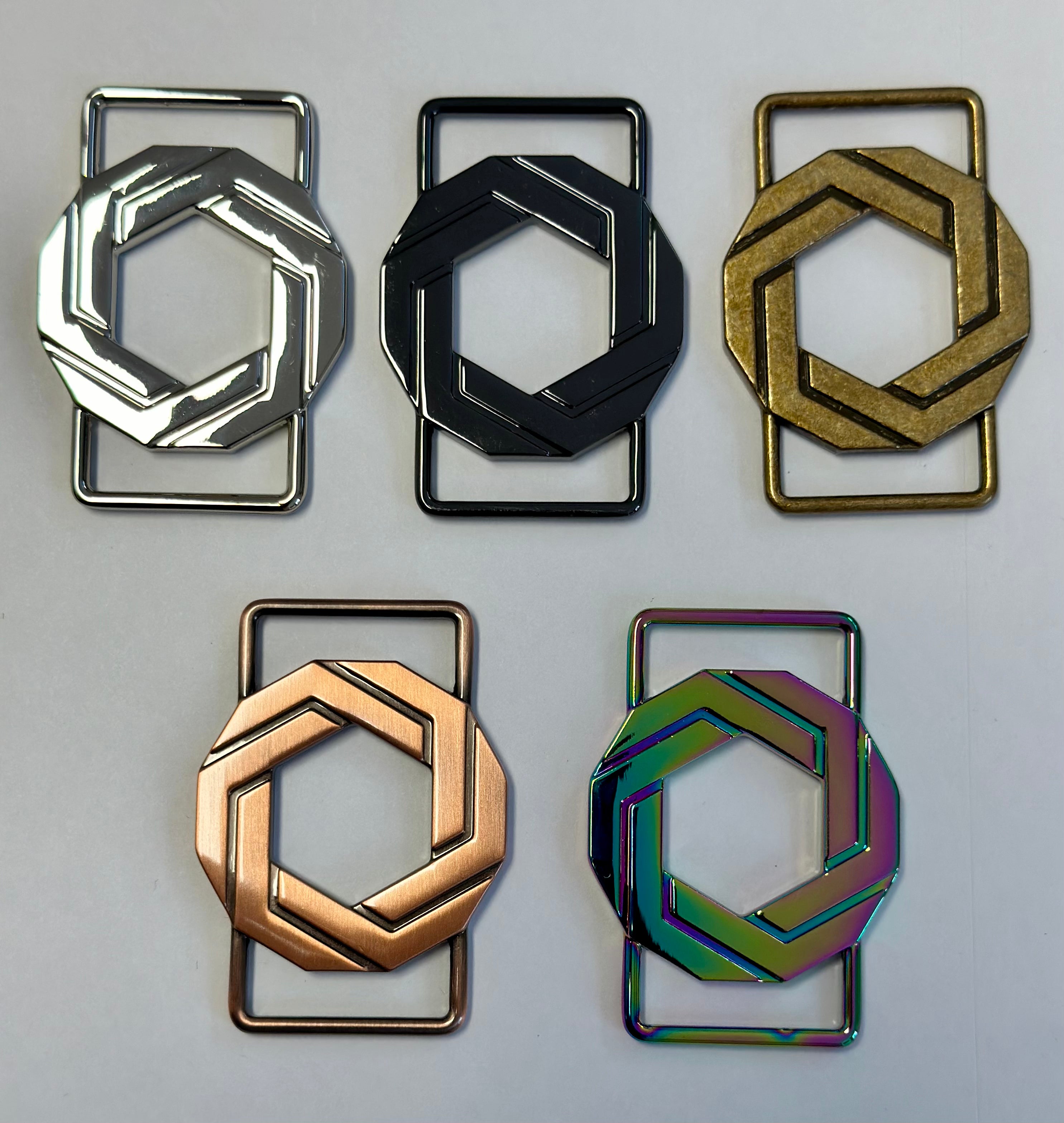 1" Hexagon Strap Connectors – Fireweed Stitches